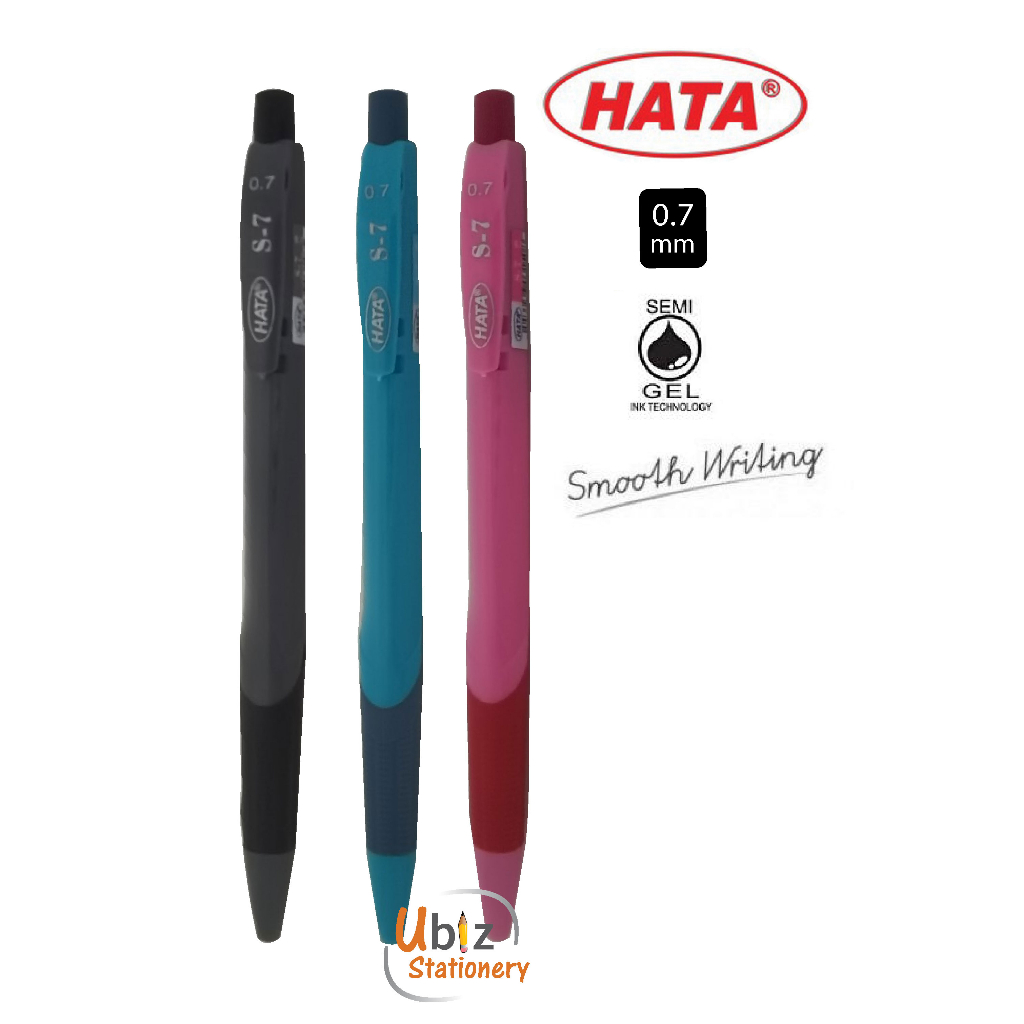 Hata S-7 Semi Gel Pen 0.7mm | Shopee Malaysia
