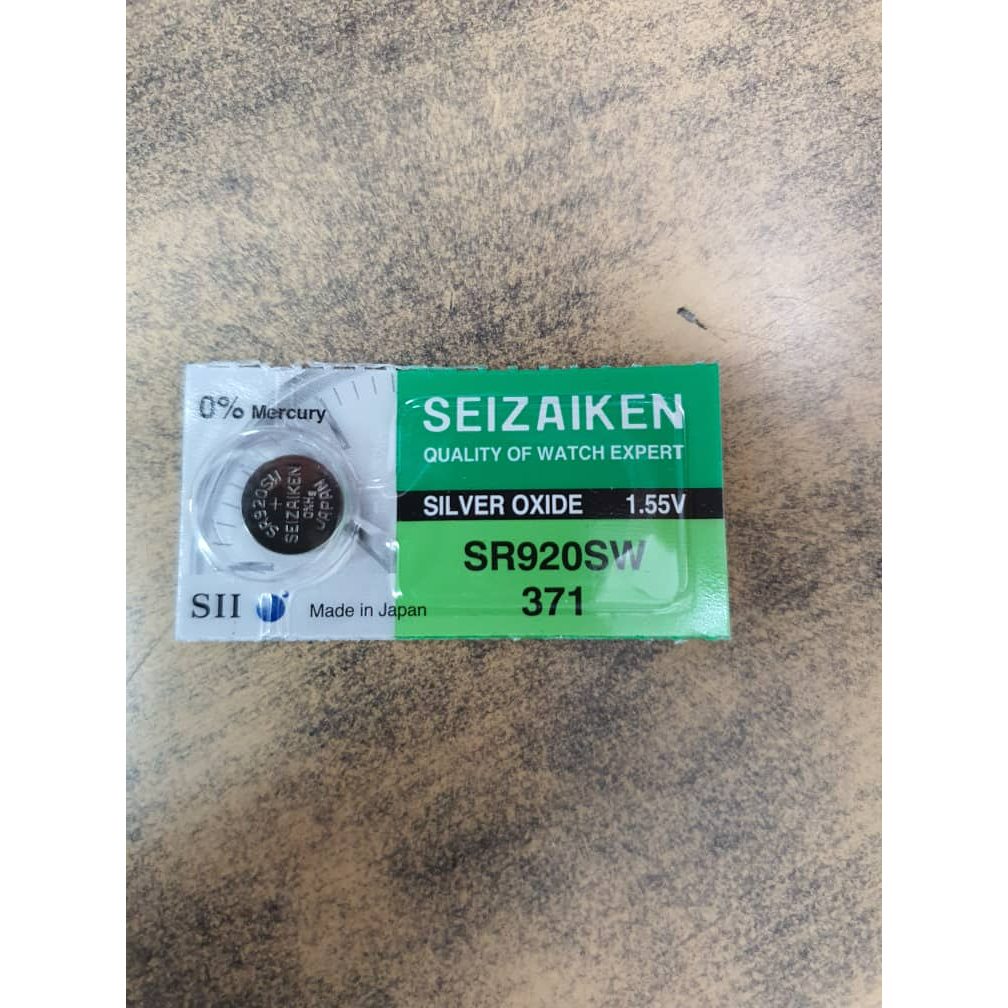 Seizaiken SR920SW 371 Silver Oxide Watch Battery Japan | Shopee Malaysia