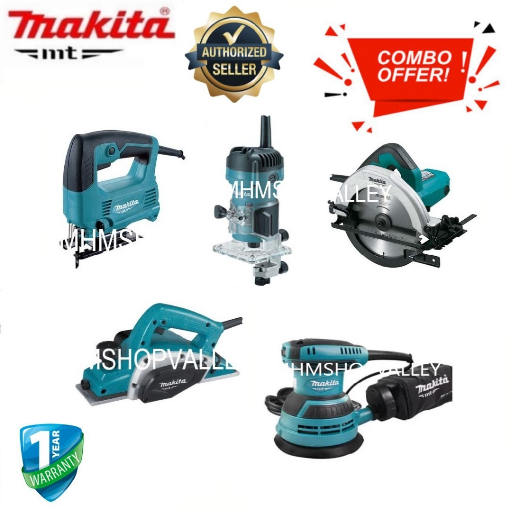 MAKITA SPECIAL COMBO - FOR WOOD WORKING (CIRCULAR SAW+TRIMMER+PLANER ...