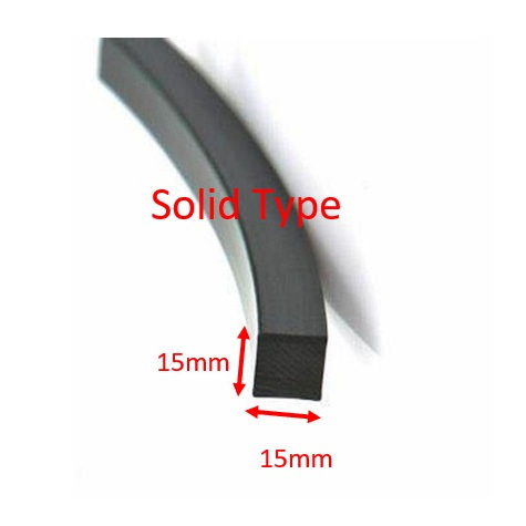 EPDM Watertight/Airtight Rectangular Rubber Solid Seals, High Hardness ...