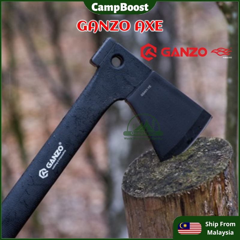 CampBoost Ganzo Firebird Axe Saw and Fire Starter GSA01-YE FSA01-YE ...