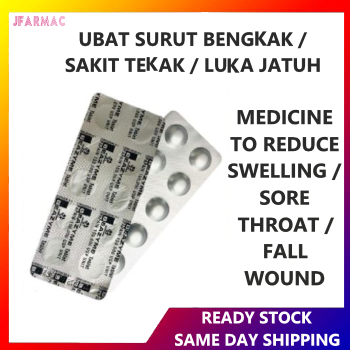 BEAZYME PAPAIN 10'S UBAT SURUT BENGKAK SAKIT GUSI SAKIT TEKAK SORE ...