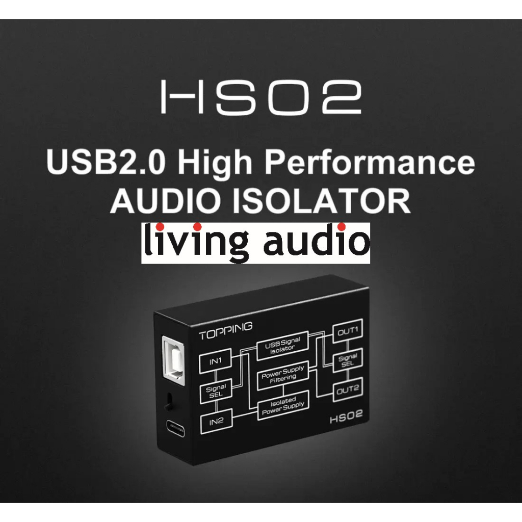 Topping HS02 USB2.0 High Performance High Compatibility Low Latency ...