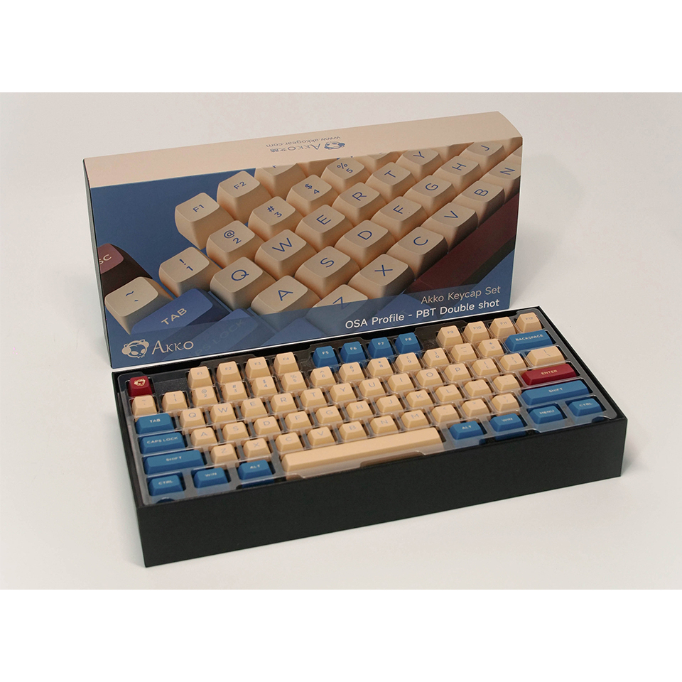 Akko OSA PBT Double Shot Palace Keycap Set for MX Mechanical Gaming ...