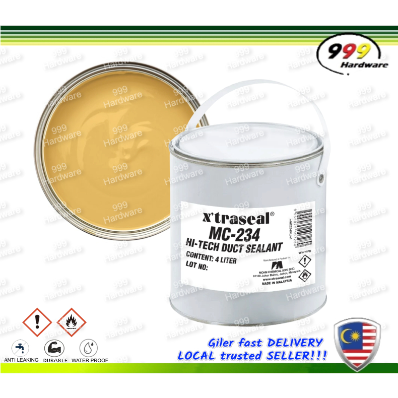 999 x’traseal mc-234 hi-tech duct sealant / solvent based / duct board ...