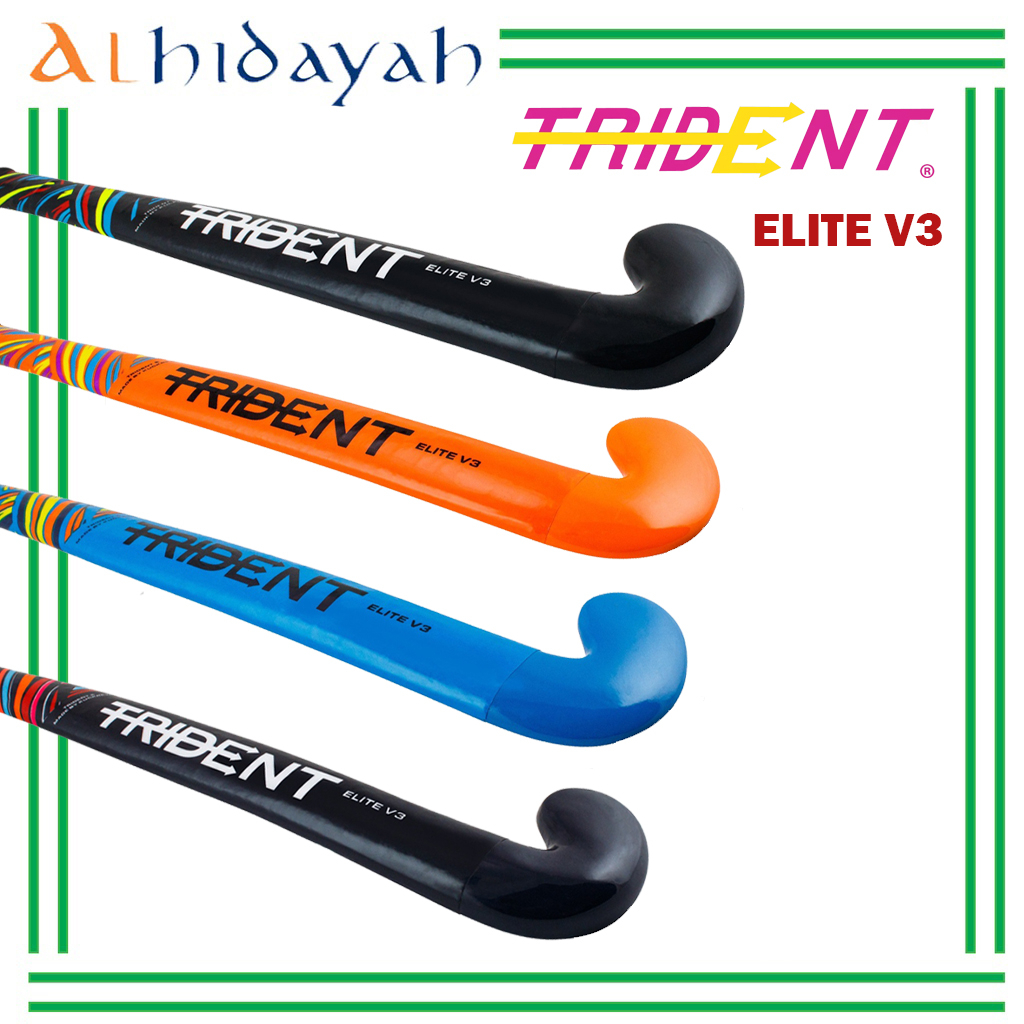 Trident ELITE V3 Wooden Hockey Stick Kayu Hoki 36.5" 34" 32" Senior ...