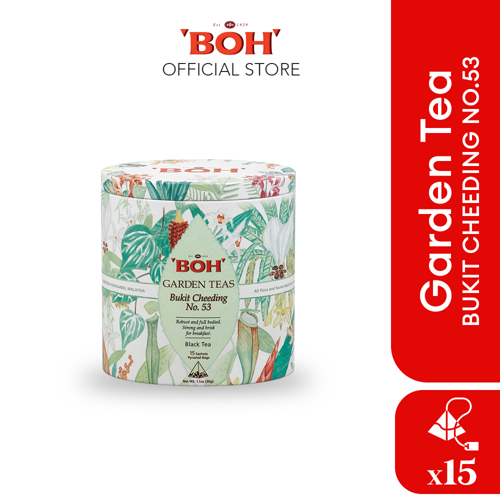 BOH Garden Tea Bukit Cheeding No 53 Pyramid Teabag (15's) | Shopee Malaysia