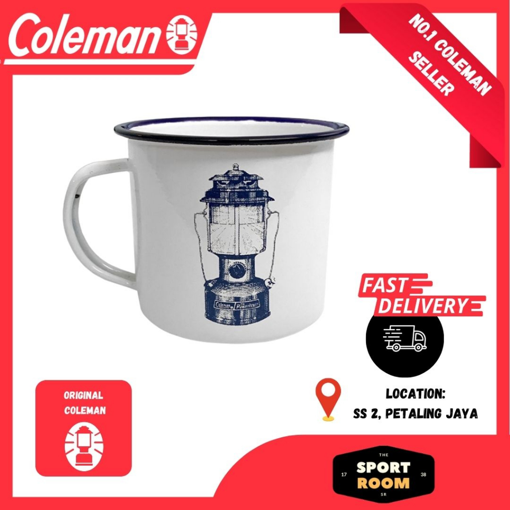 [Ready Stock] COLEMAN Enamel Mug 350ml | Shopee Malaysia
