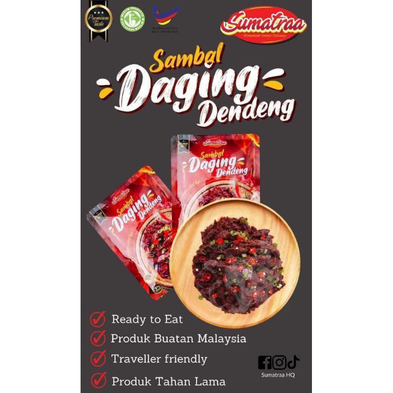 SAMBAL DAGING DENDENG SUMATRAA 100g | Shopee Malaysia