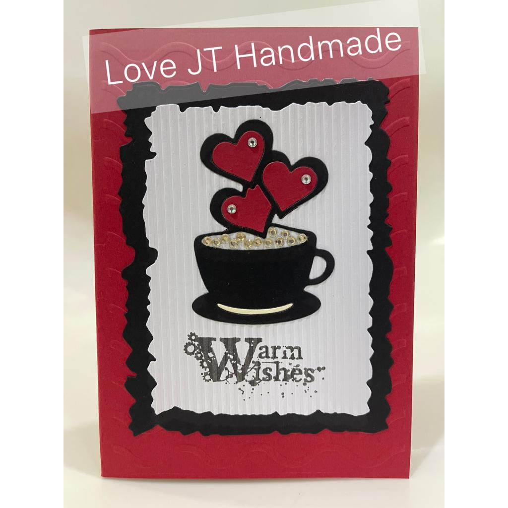 A6 Size Handmade Card Greeting Card Wishes Card Warm Wishes Card ...
