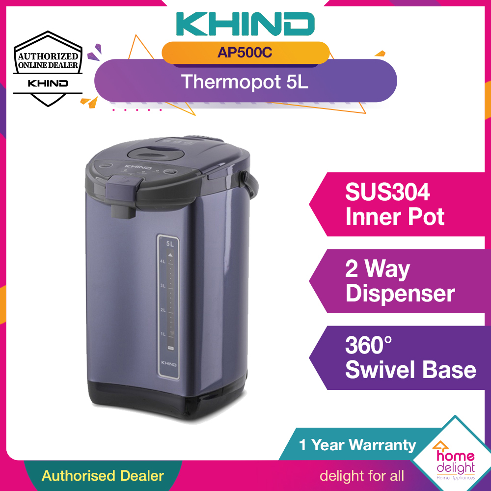 Khind Thermo Pot 5.0L AP500C / 4.5L AP422 | Shopee Malaysia