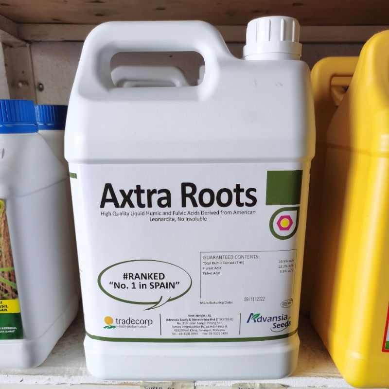 Advansia Axtra Roots Penggalak Akar Humic Acid, Fulvic Acid 5 Liter ...