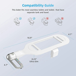 🌟Patent🌟 Fast Delivery Bidet Toilet Seat Attachment For Rear Feminine Wash Hands-Free Non ...