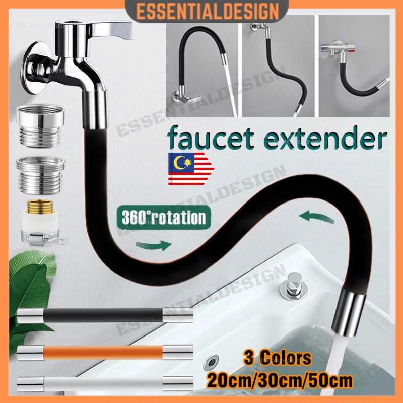 Premium Faucet Extension 360 Degree Universal Paip Air Getah Kebun Hose ...