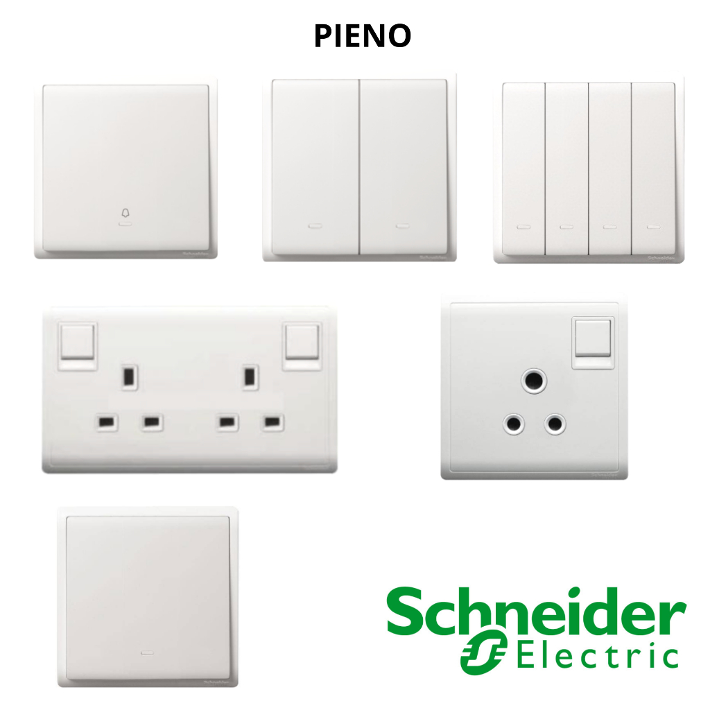Schneider Electric Pieno (White) Switch Switches Socket Outlet Modern ...