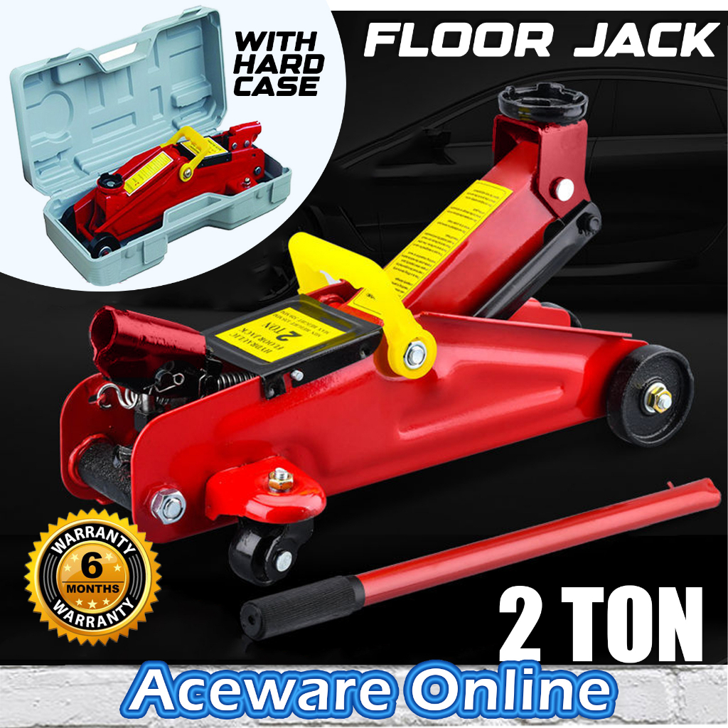 2 Ton Portable Hydraulic Jack Hard Case Floor Jack Car Jack Heavy Duty ...