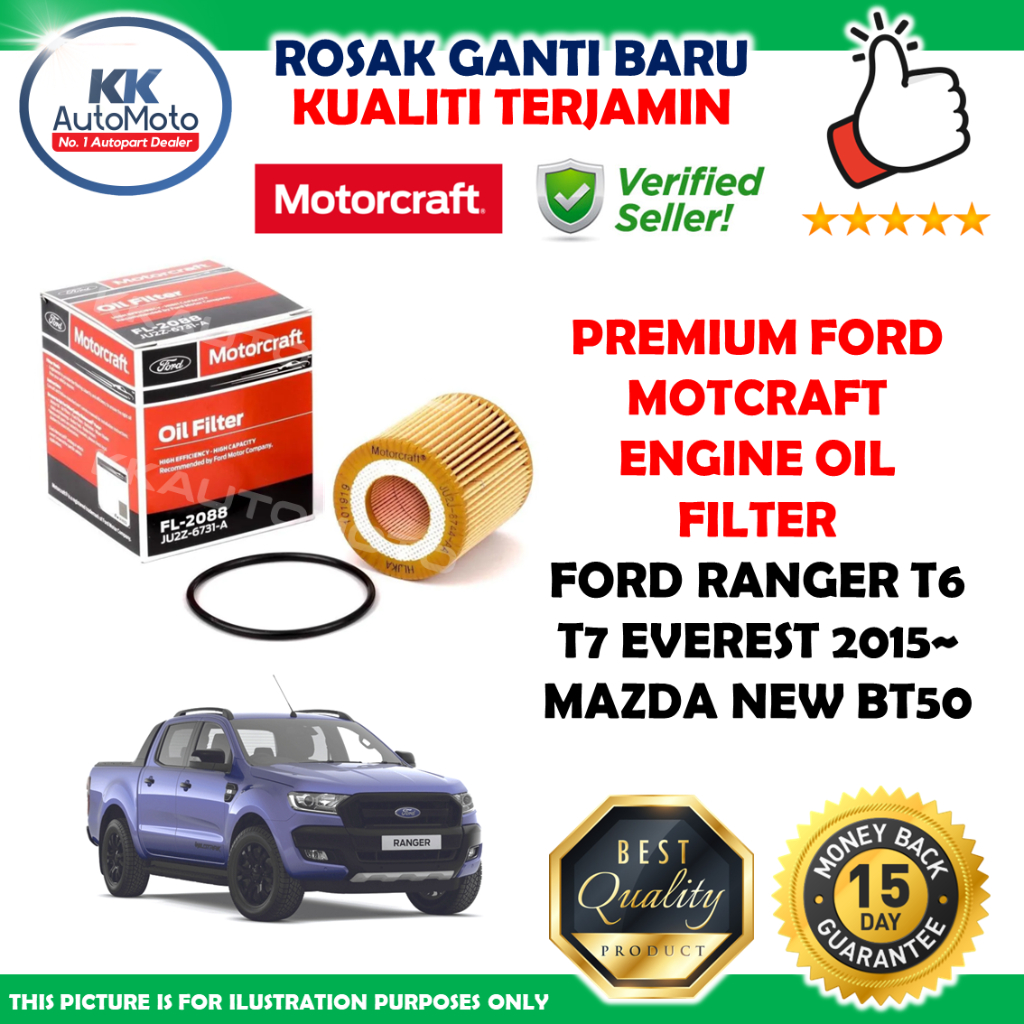 FL-2088 Ford Ranger T6 T7 Everest 2015~ Mazda New BT50 Premium ...