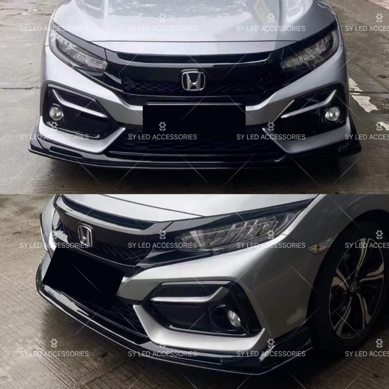 Civic Fc Si Bumper FK7 Front Lips Lip Diffuser Double Design | Shopee ...