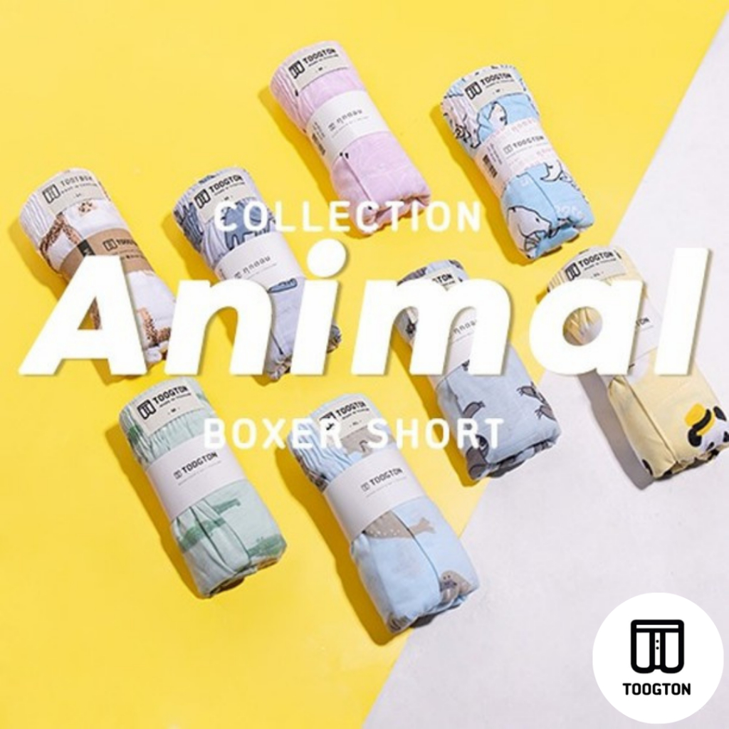 No. 1 in Thailand | Toogton Unisex Boxer Animal Collection | Shopee ...