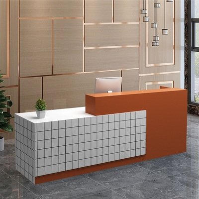 Modern Simple Checkered Bar Counter Receiption Counter Cashier Counter ...