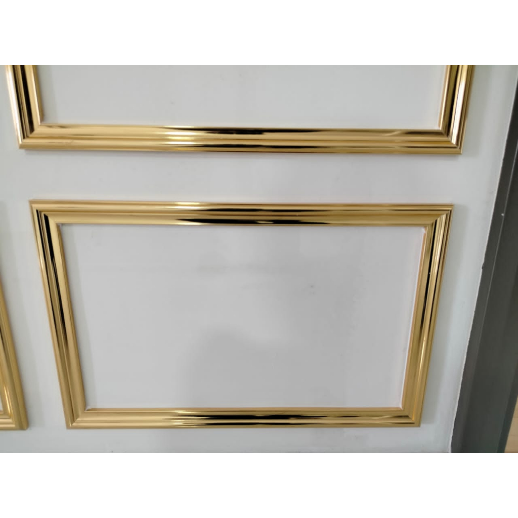 GOLD wainscoting/PVC GOLD wainscoting/Good quality/Easy DIY/8Feet/ALL ...
