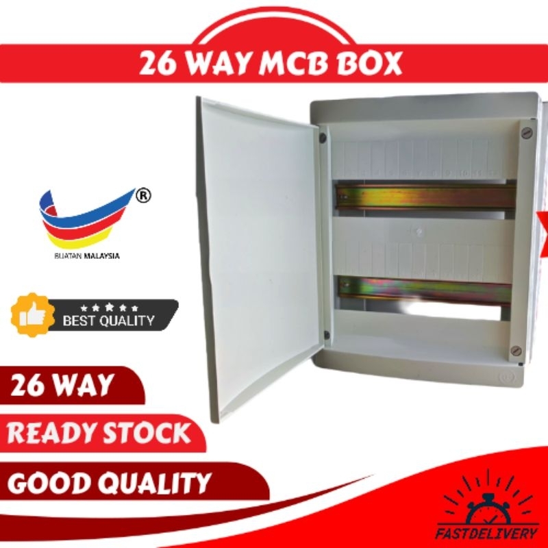 [READY STOCK] 26Way PVC Conceal MCB Box | DB BOX | Shopee Malaysia
