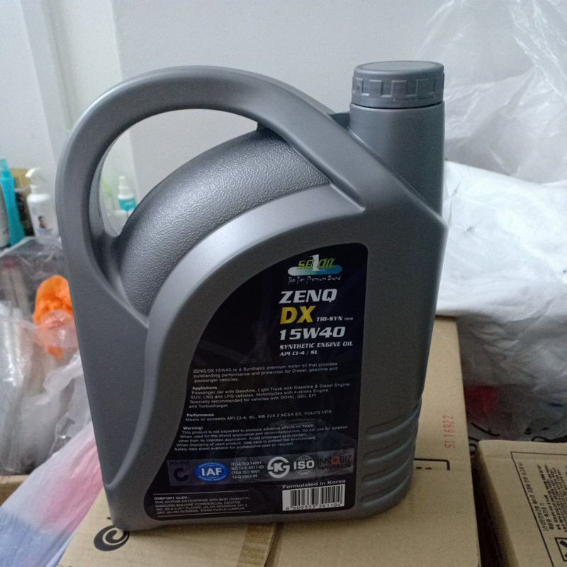 ZENQ DX SEMI SYNTHETIC 15W40 7 LITERS | Shopee Malaysia