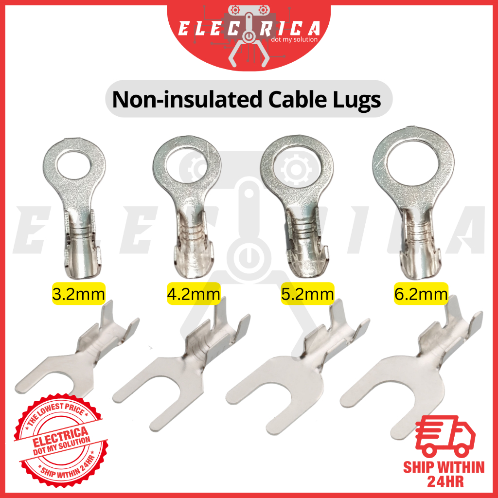 Y-Fork Ring Terminal Block Bare cold-pressed Terminal O-shaped Y-shaped ...