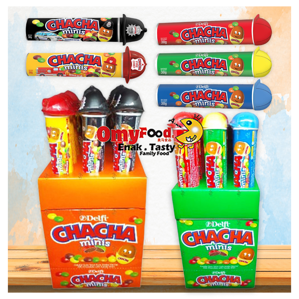 30g x 12bottle (1box) Delfi Chacha Minis Milk Chocolate [Plant Hat ...