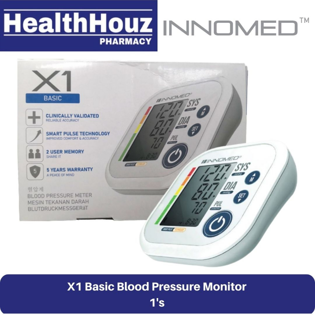 INNOMED X1 Basic Blood Pressure Monitor | Shopee Malaysia