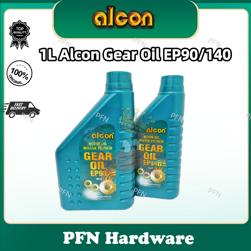 1L Alcon Gear Oil EP 90 / 140 ( Minyak Pelincir) Motor Oil 1 Liters ...