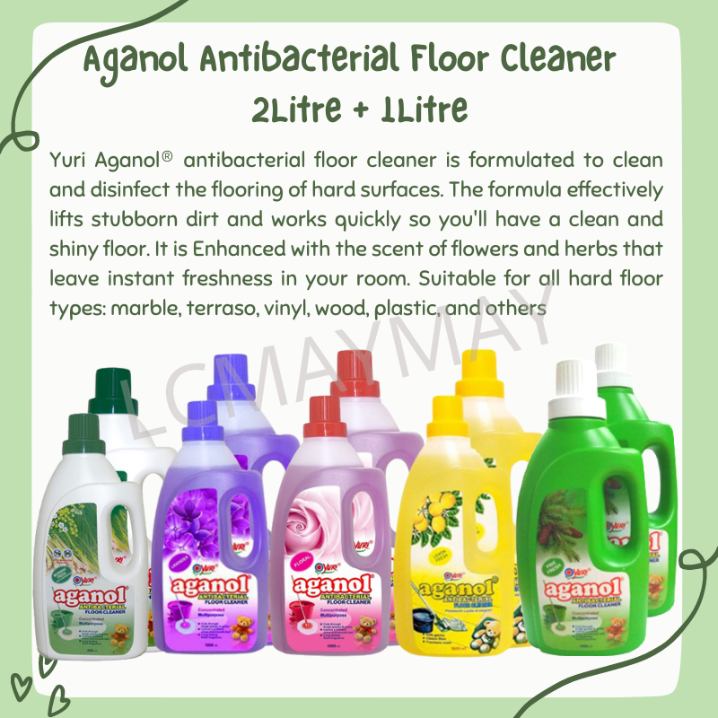 Aganol Antibacterial Floor Cleaner 2Litre + 1Litre | Shopee Malaysia