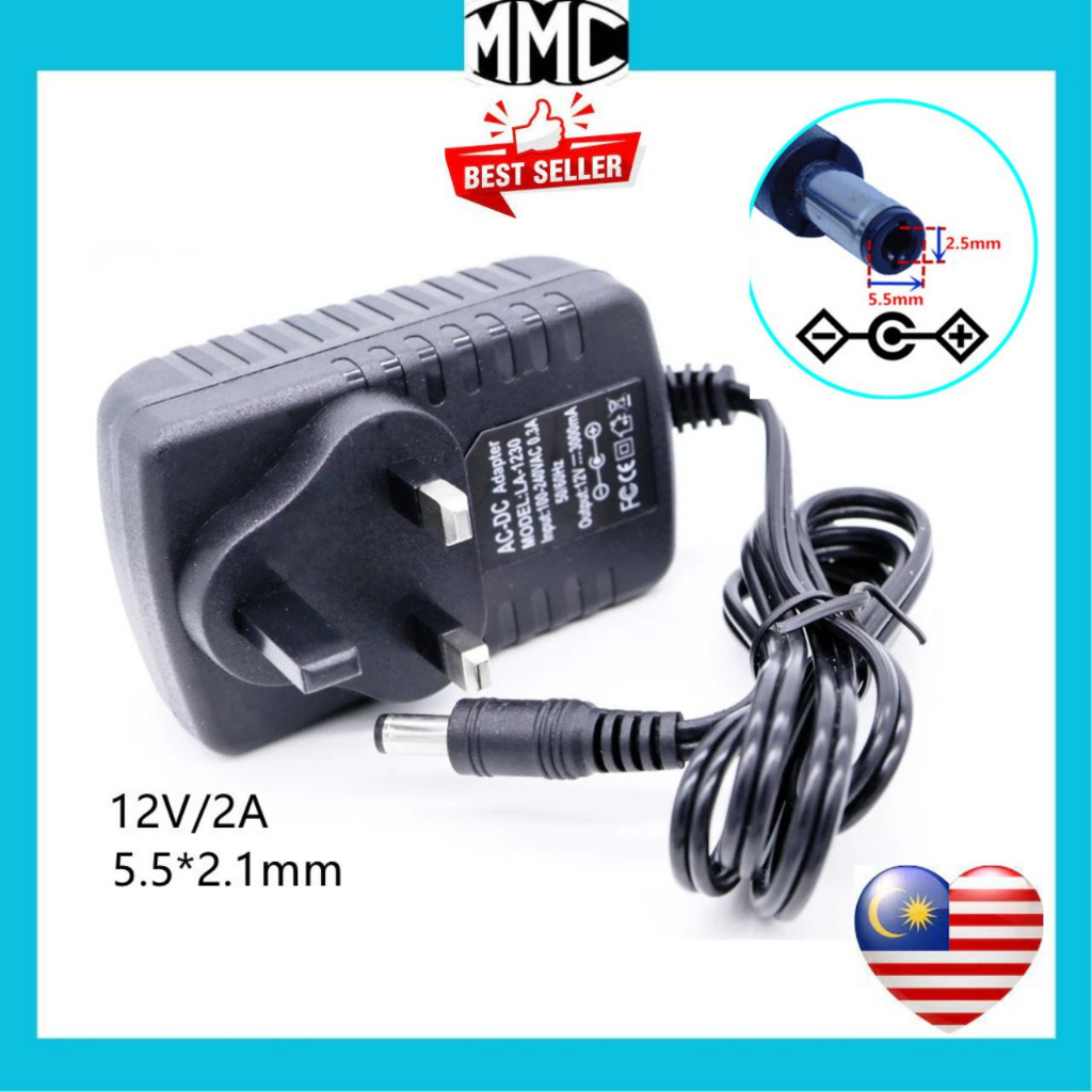 UK Plug AC To DC Power Adapter 5V 6V 9V 12V 15V 18V 24V AC Power Supply ...