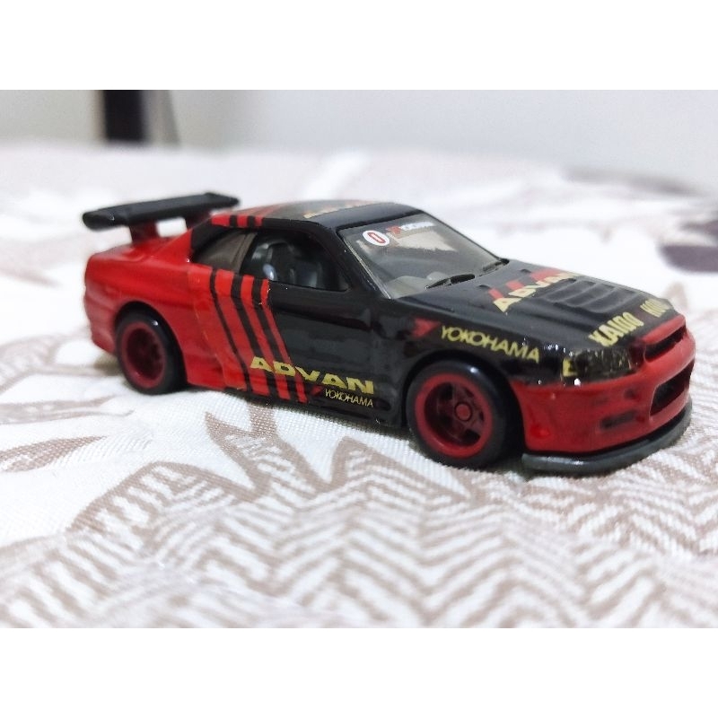 Hotwheels Custom Nissan Skyline GTR R34 Advan | Shopee Malaysia
