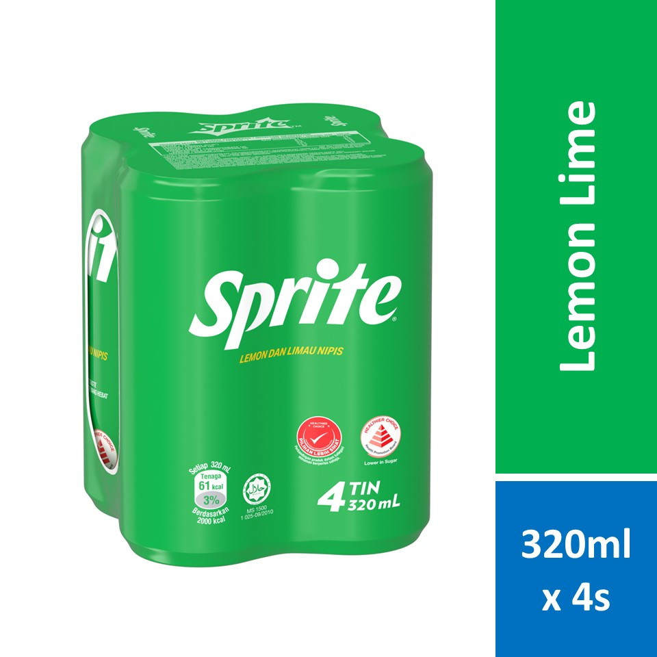 Sprite Carbonated Drinks 320ml x 4s | Shopee Malaysia