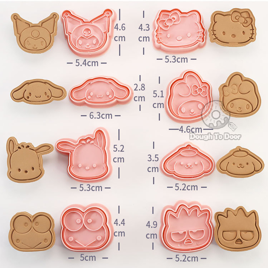 Acuan Biskut Cookie Cutter Sanrio Kuromi Melody Cookies Cutter Mould ...
