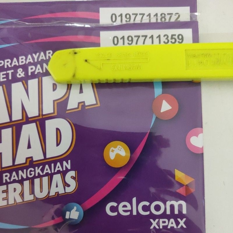 Celcom new sim pack vip number/nice number | Shopee Malaysia