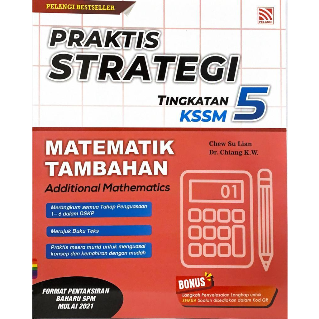 [Pelangi] Praktis Strategi KSSM | Matematik Tambahan / Additional ...
