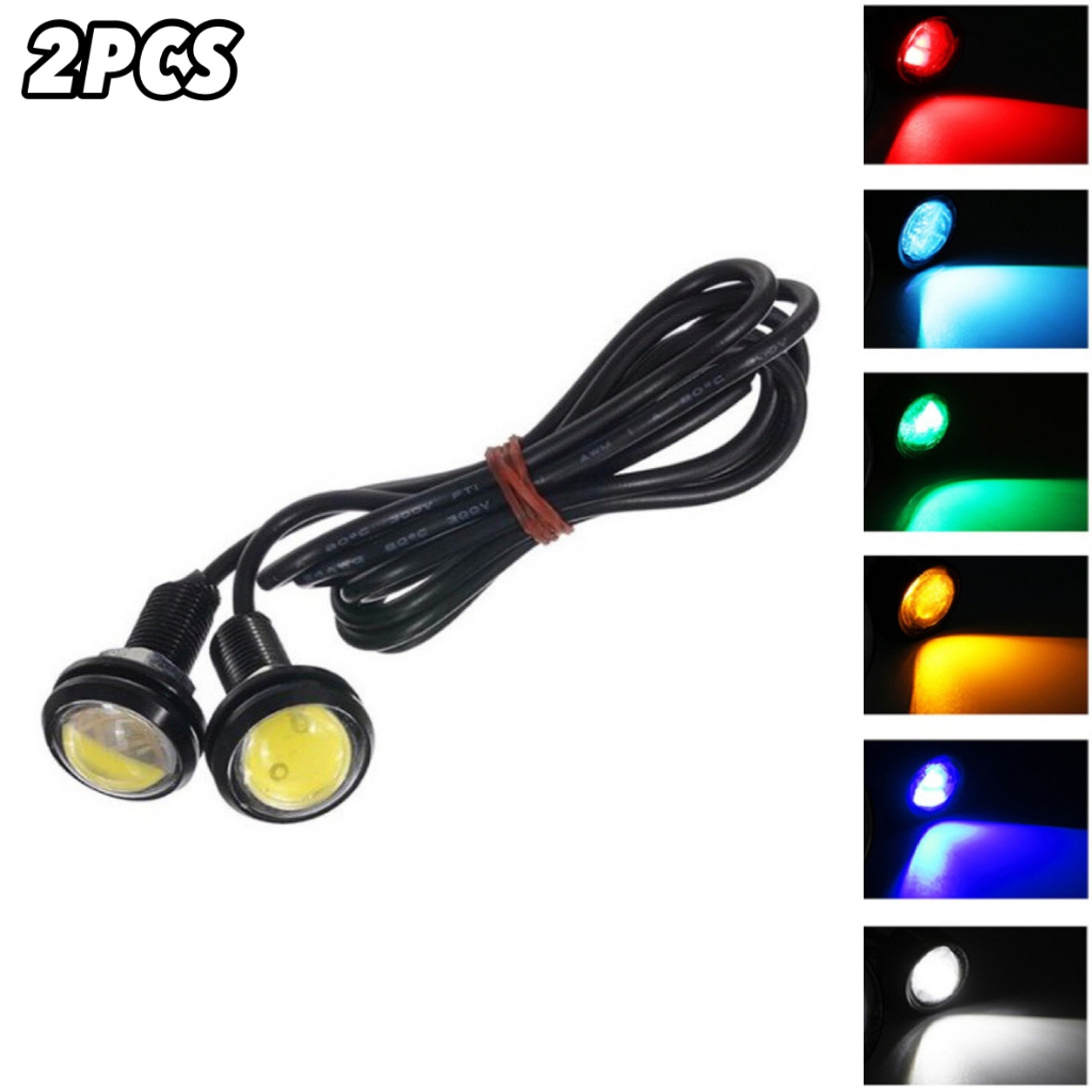2Pcs Universal Eagle Eye 12V Car Motor Truck LED Auto DRL Daytime ...