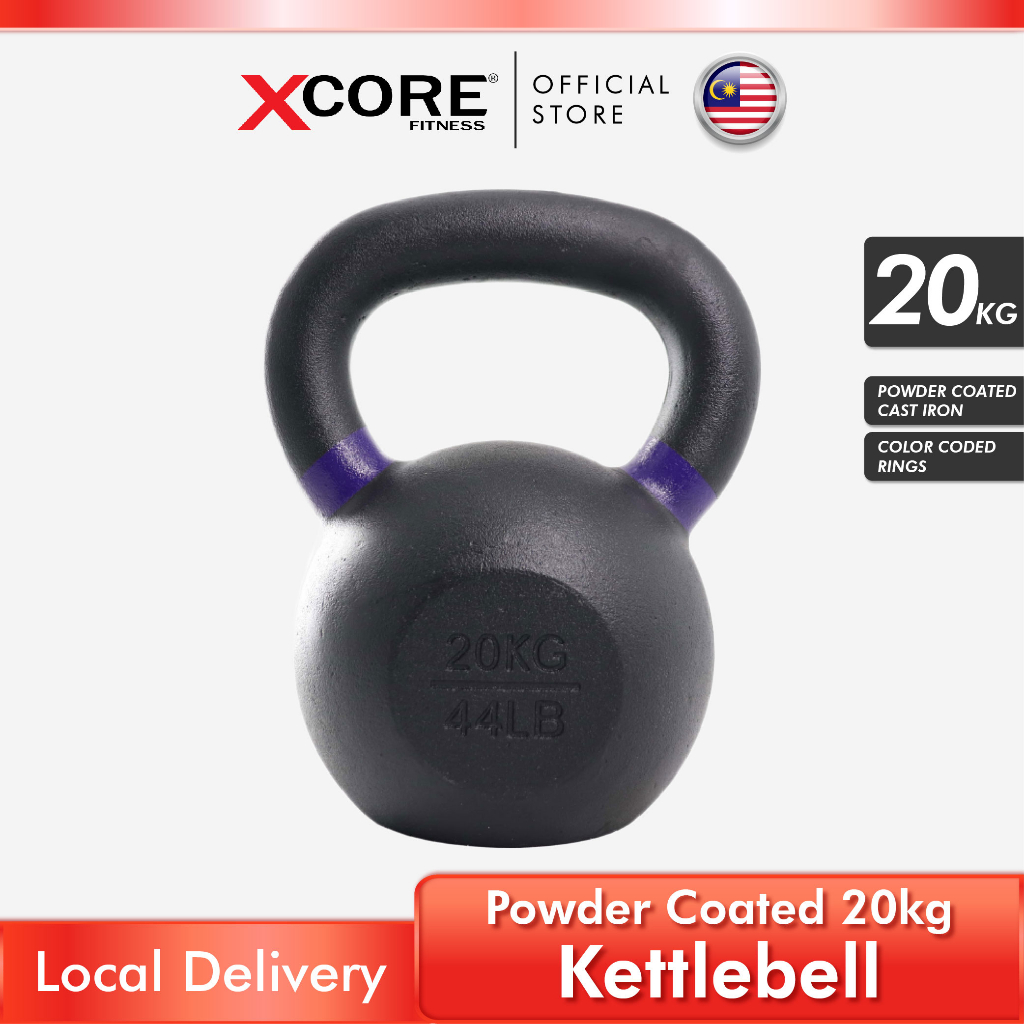 Powder Coated Kettlebell (20kg) | Shopee Malaysia