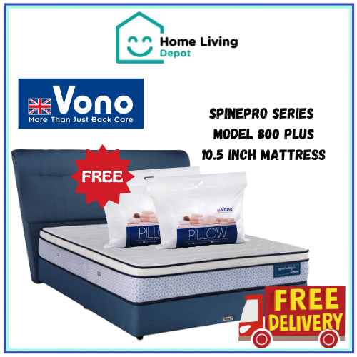 (Free Delivery) Vono SpinePro 800 Plus Mattress / 10.5 inch Thickness ...