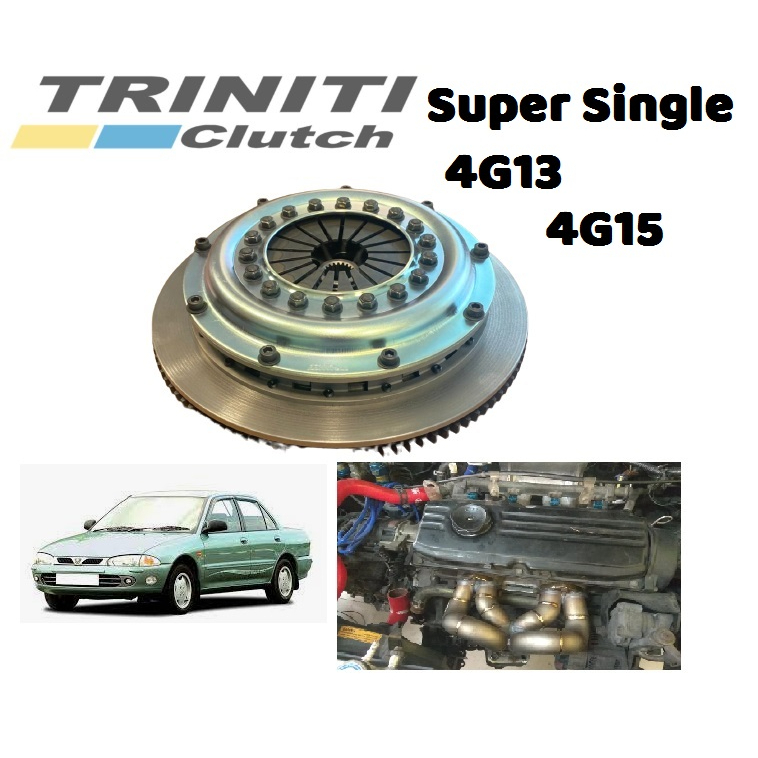 Triniti Super Single Loceng Clutch 4G13 4G15 Wira Satria Turbo NA ...