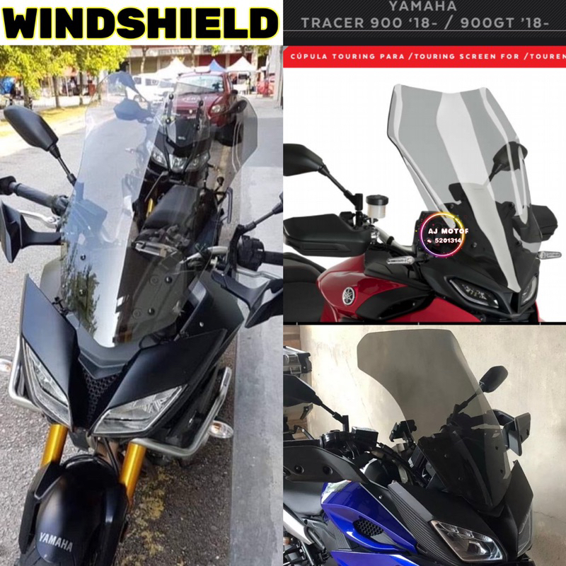 YAMAHA TRACER 900 2018+ TRACER GT 2021+ WINDSHIELD 59CM 65CM MT09 ...