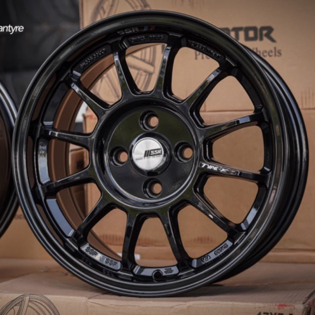 SSR Type F 15” Made in Thailand 🇹🇭 with Hyper & Glossy Black finishing Perodua Myvi New Myvi New ...