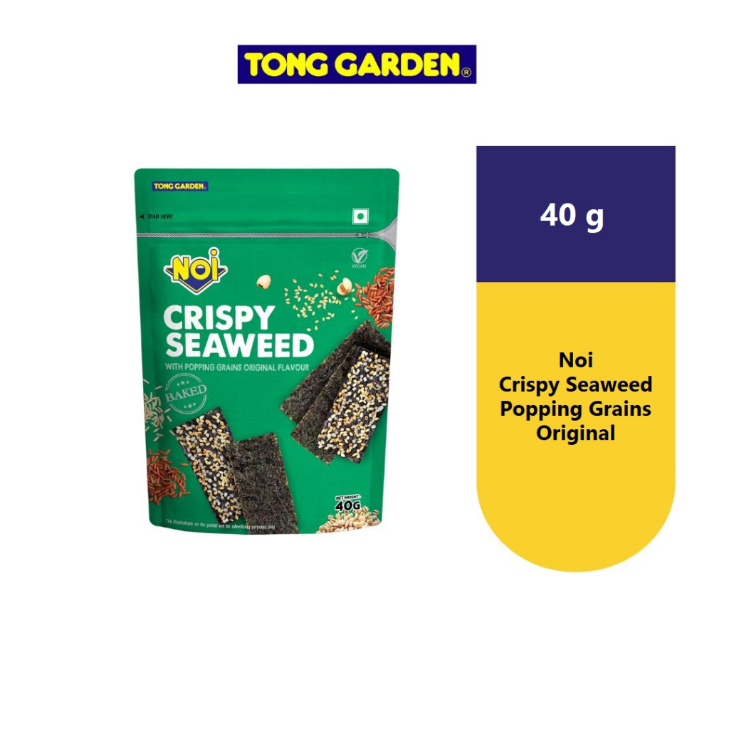 NOI Seaweed with Popping Grains Original (40g) | Shopee Malaysia