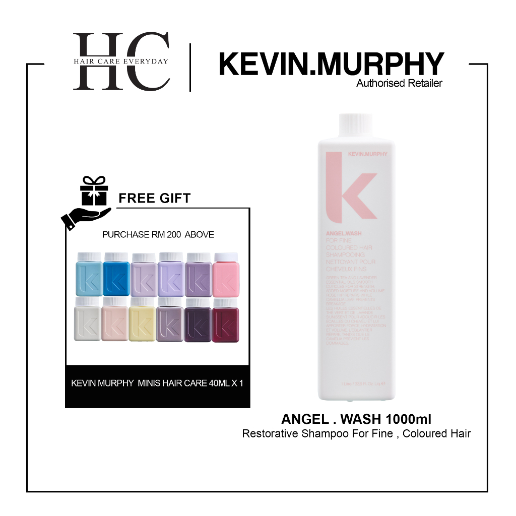 Kevin Murphy Angel Wash Hair Shampoo 1000ml ( Restorative Shampoo For ...