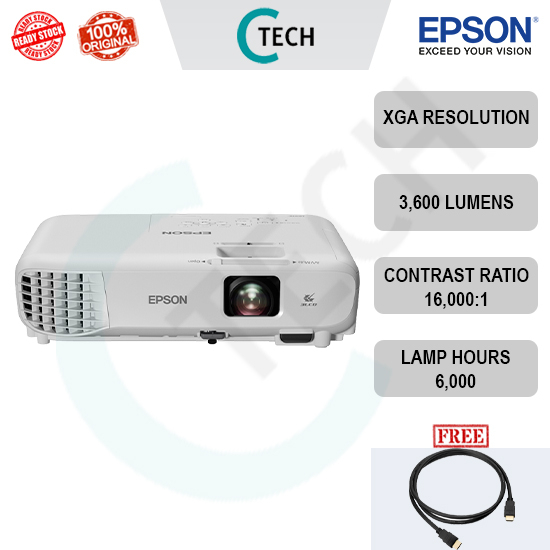 Epson EB-X06 XGA 3LCD Projector *Epson X06/EBX06 Projector* | Shopee ...