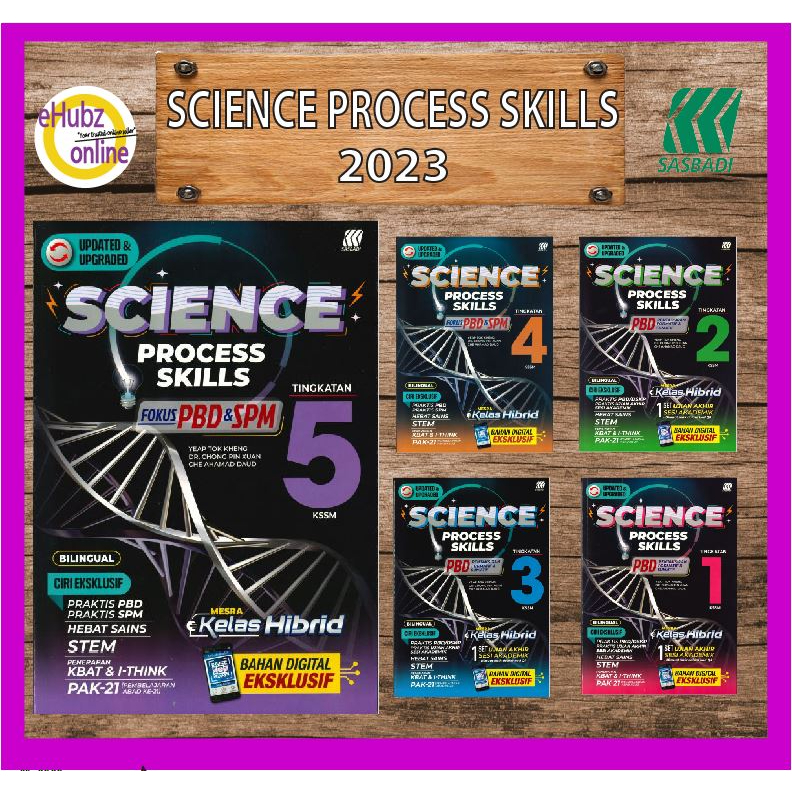 [Ez] SCIENCE PROCESS SKILSS KSSM TINGKATAN 1,2,3,4,5 BILINGUAL 2023 ...