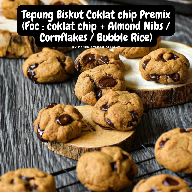 (TEPUNG BISKUT COKLAT CHIP) Tepung Biskut Coklat Chip Premix Bubble ...