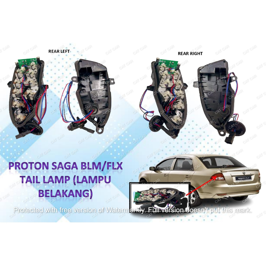Proton Saga BLM / FLX Tail Lamp (Lampu Belakang) | Shopee Malaysia